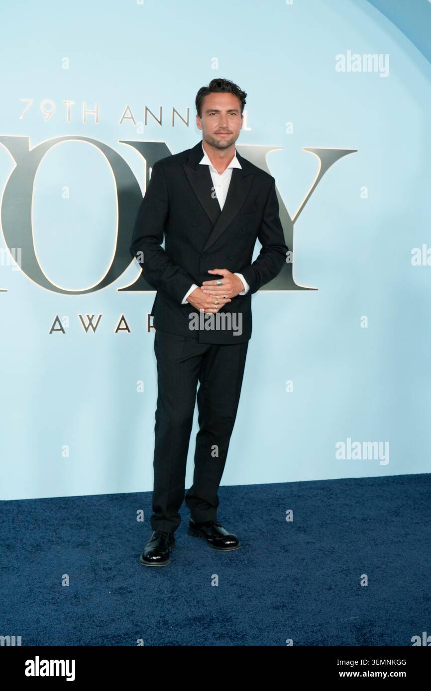 Tyler Lain attends the 79th Annual Tony Awards, held at Radio City ...