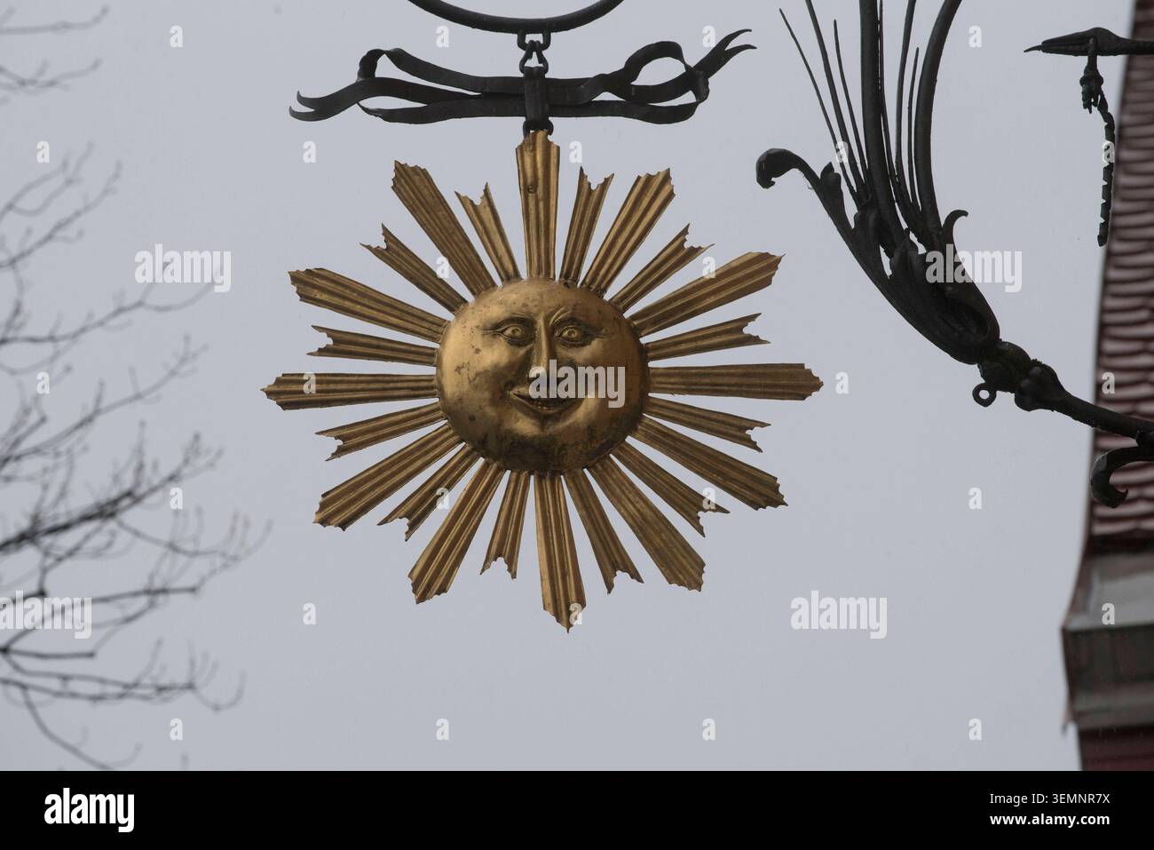 the summer sun as a symbol for hot weather and bright day summer sun as ...