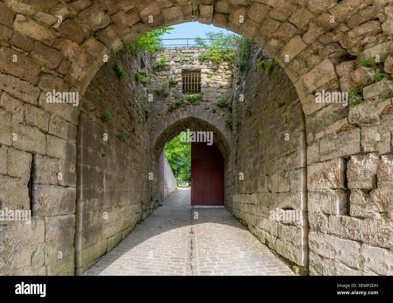 Chateau-Thierry, France - 05 02 2026: Medieval castle. Panoramic view ...