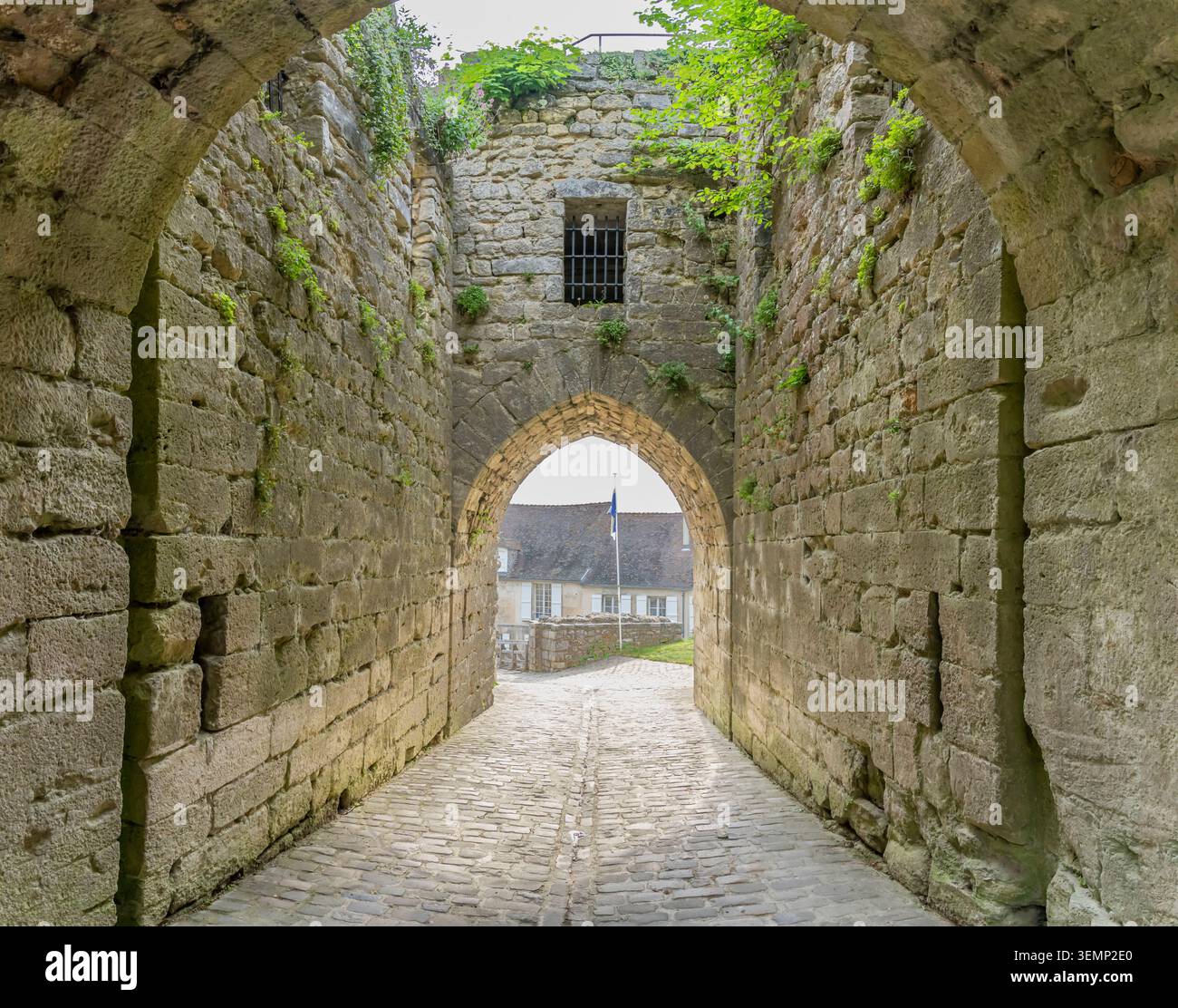 Chateau-Thierry, France - 05 02 2026: Medieval castle. Panoramic view ...