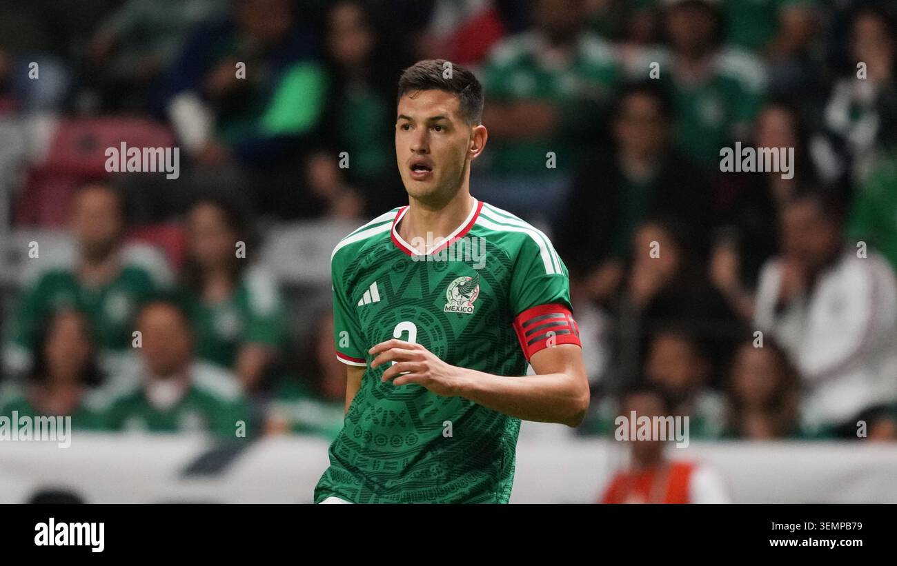 Mexico's Cesar Montes during an international soccer match against ...