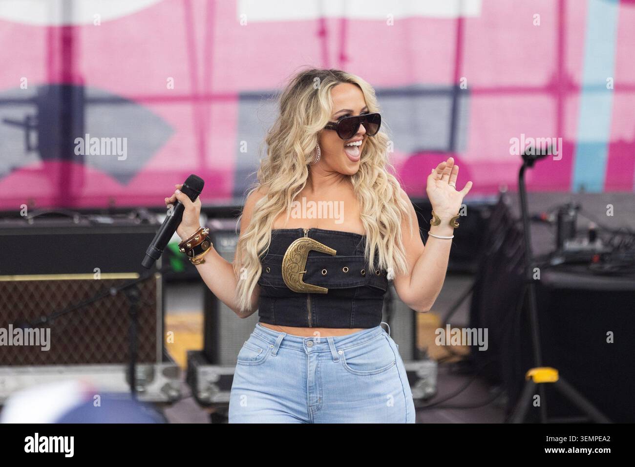 PRISCILLA BLOCK on stage for CMA Fest 2026 - SUN, , Nashville, TN, June ...