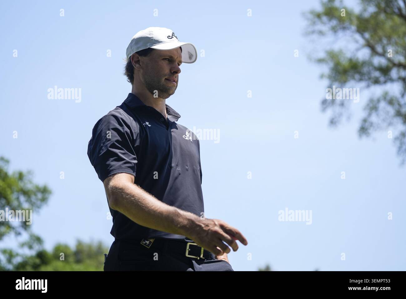 IPA85478894 - Thomas Detry of Aces team during day four of the LIV Golf ...