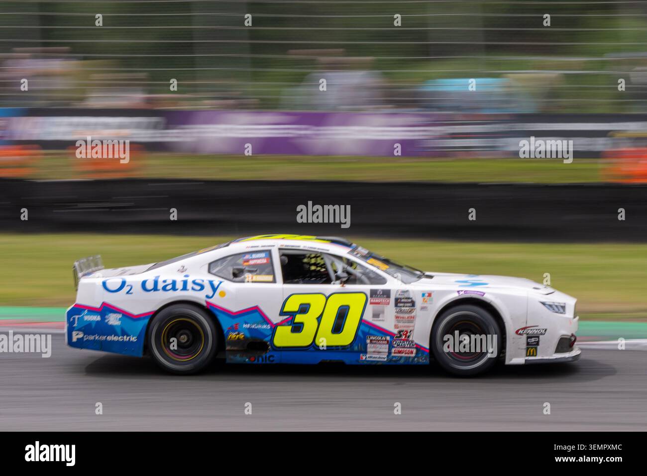 Brands Hatch, UK, 7th June, 2026, Car #30 Logan Bearden & Happinessa ...