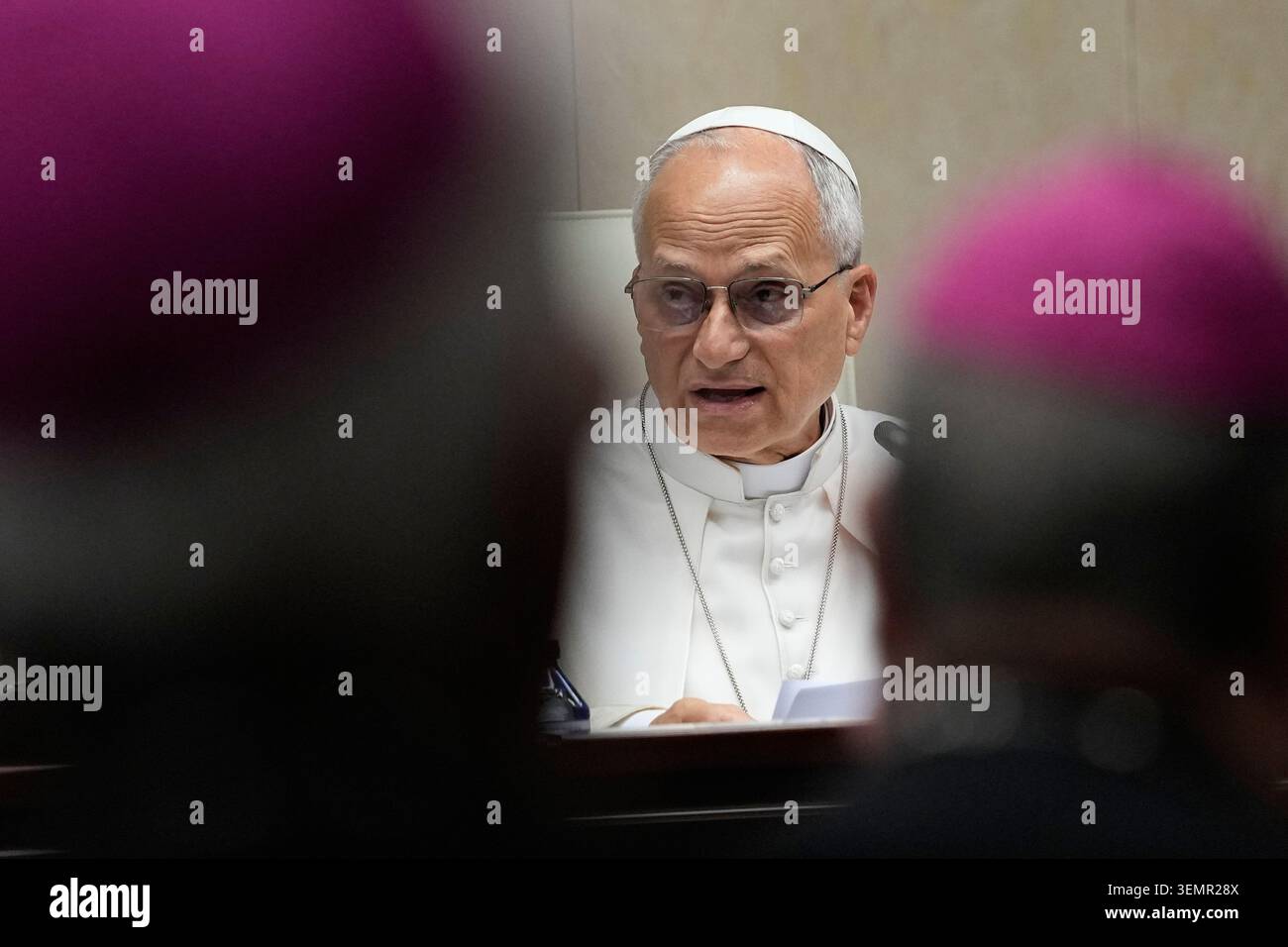Pope Leo XIV meets with Spain's bishops at the Spanish Episcopal ...