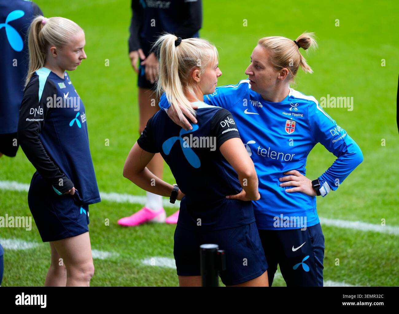 Oslo 20260608. Ingrid Syrstad Engen during the women's national team's ...