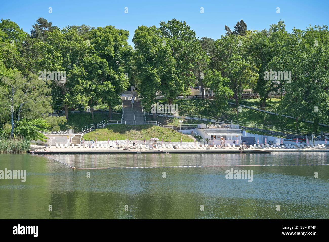 Strandbad Halensee, Grunewald, Bezirk Charlottenburg-Wilmersdorf ...