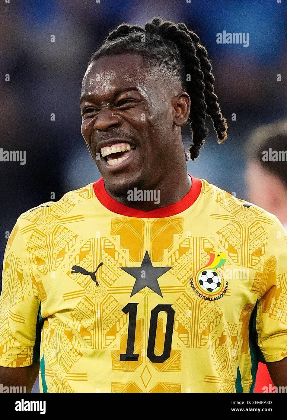 Ghana's Brandon Thomas Asante during the international friendly at the ...