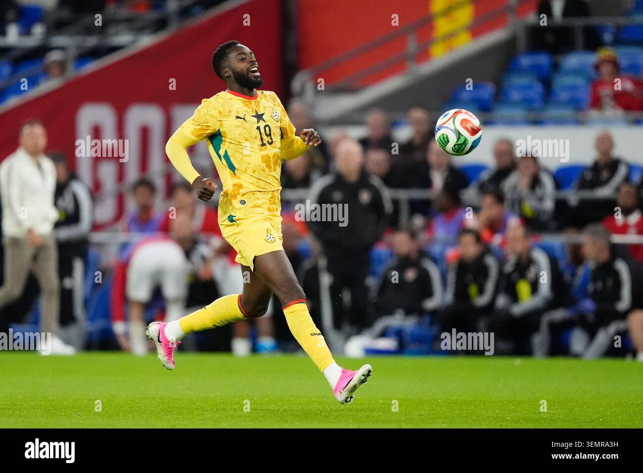 Ghana's Inaki Williams during the international friendly at the Cardiff ...
