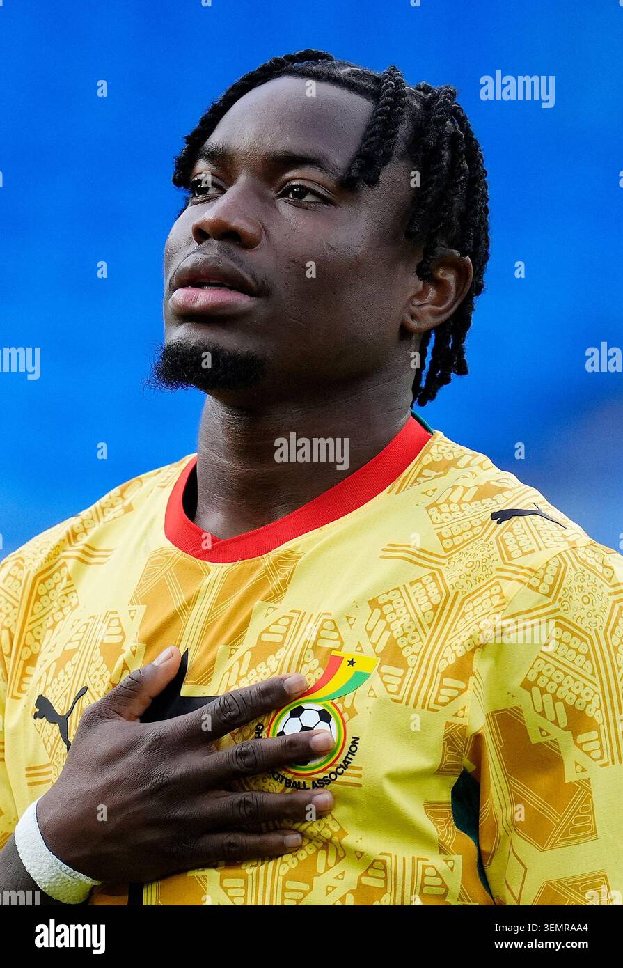 Ghana's Issahaku Fatawu during the international friendly at the ...