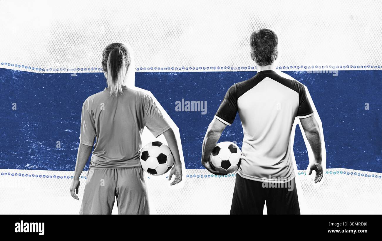 soccer player at soccer stadium. ready for game in front of the soccer ...