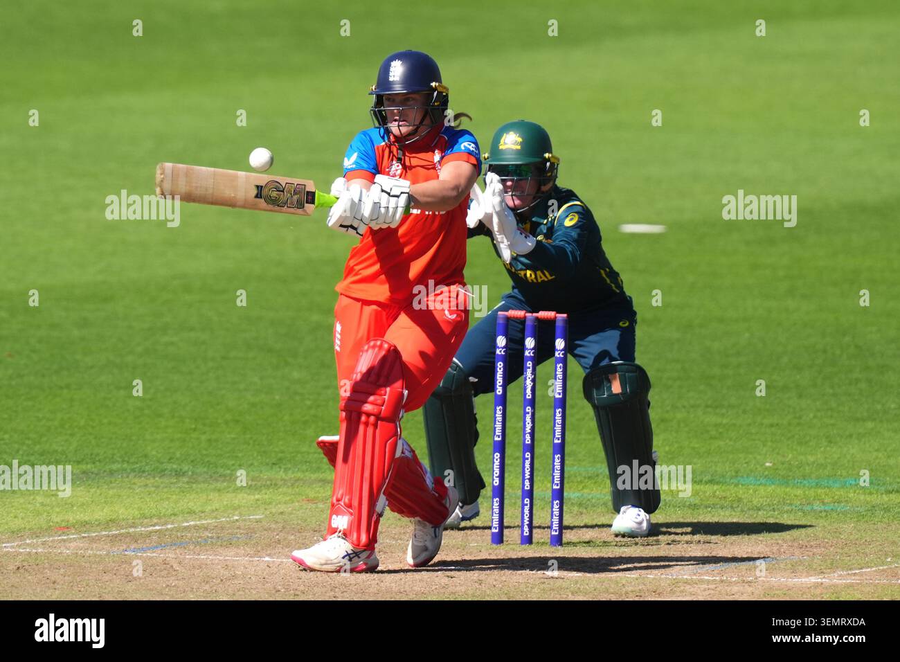 England's Dani Gibson in action during the Women's T20 World Cup warm ...