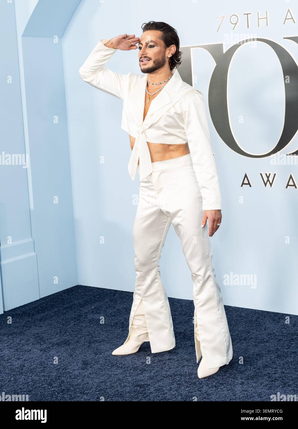 Frankie Grande attends 79th annual TONY awards at Radio City Music Hall ...