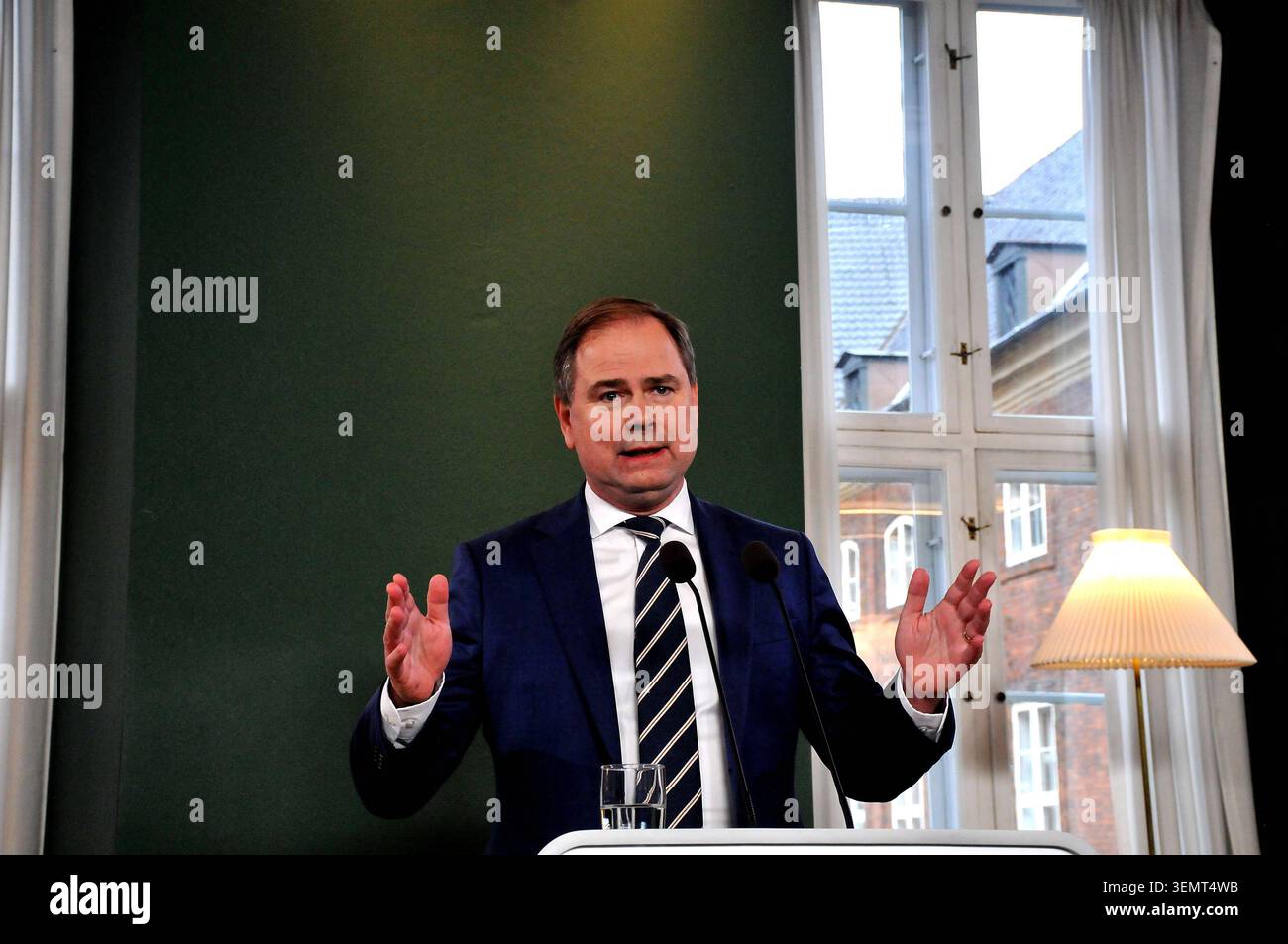 Copenhagen, Denmark /07 November 2023/.Danish finance minister Nicolai ...