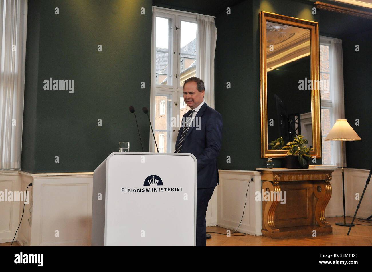 Copenhagen, Denmark /07 November 2023/.Danish finance minister Nicolai ...