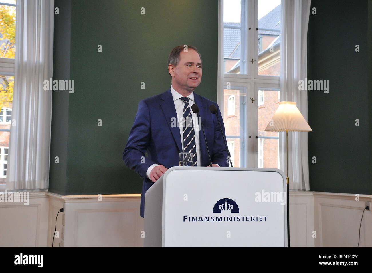 Copenhagen, Denmark /07 November 2023/.Danish finance minister Nicolai ...