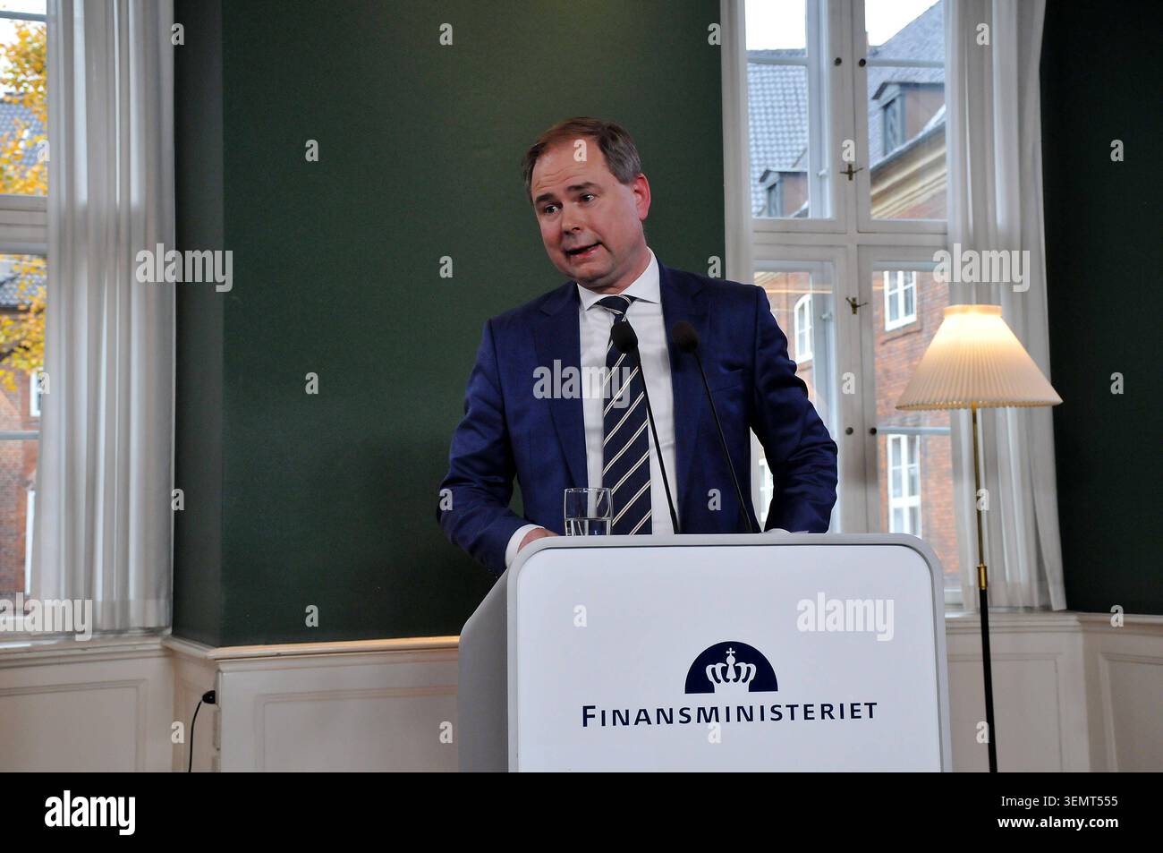 Copenhagen, Denmark /07 November 2023/.Danish finance minister Nicolai ...