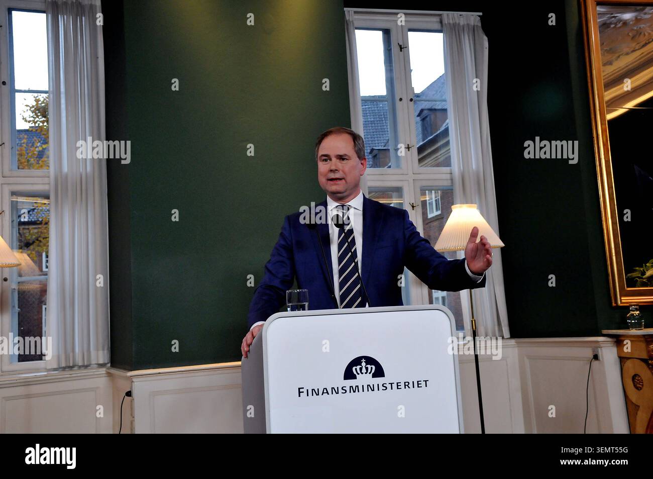 Copenhagen, Denmark /07 November 2023/.Danish finance minister Nicolai ...