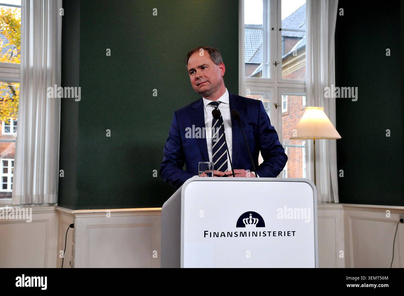 Copenhagen, Denmark /07 November 2023/.Danish finance minister Nicolai ...