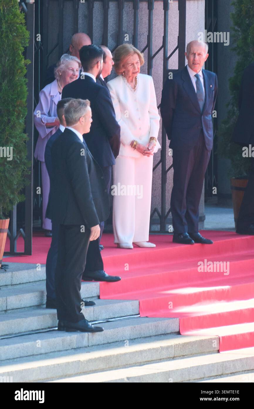 Madrid. Spain. 20260608, The former Queen Sofia attends flower offering ...