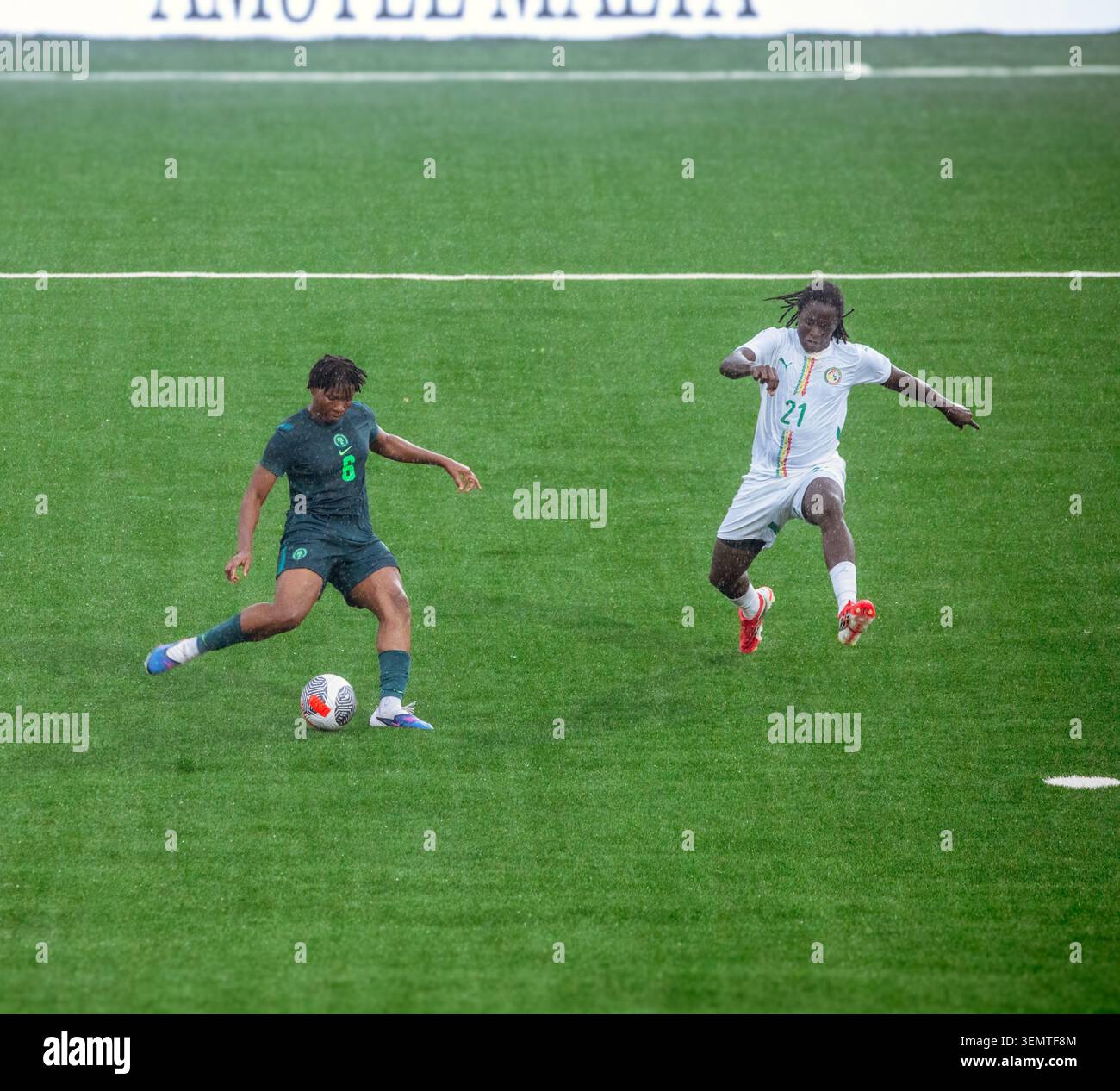 Ikenne, Ogun State, Nigeria, 8th June, 2026. Nigeria’s Joy Omewa scores ...