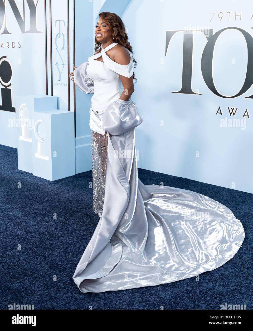 Whitney White attends 79th annual TONY awards at Radio City Music Hall ...