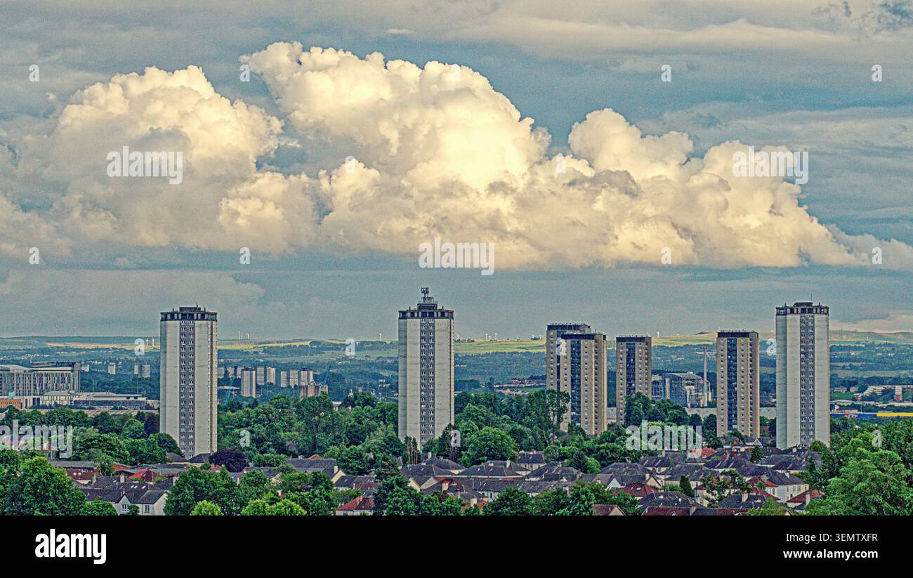 Glasgow, Scotland, UK. 8thJune, 2026. UK Weather: Summer weather rain ...