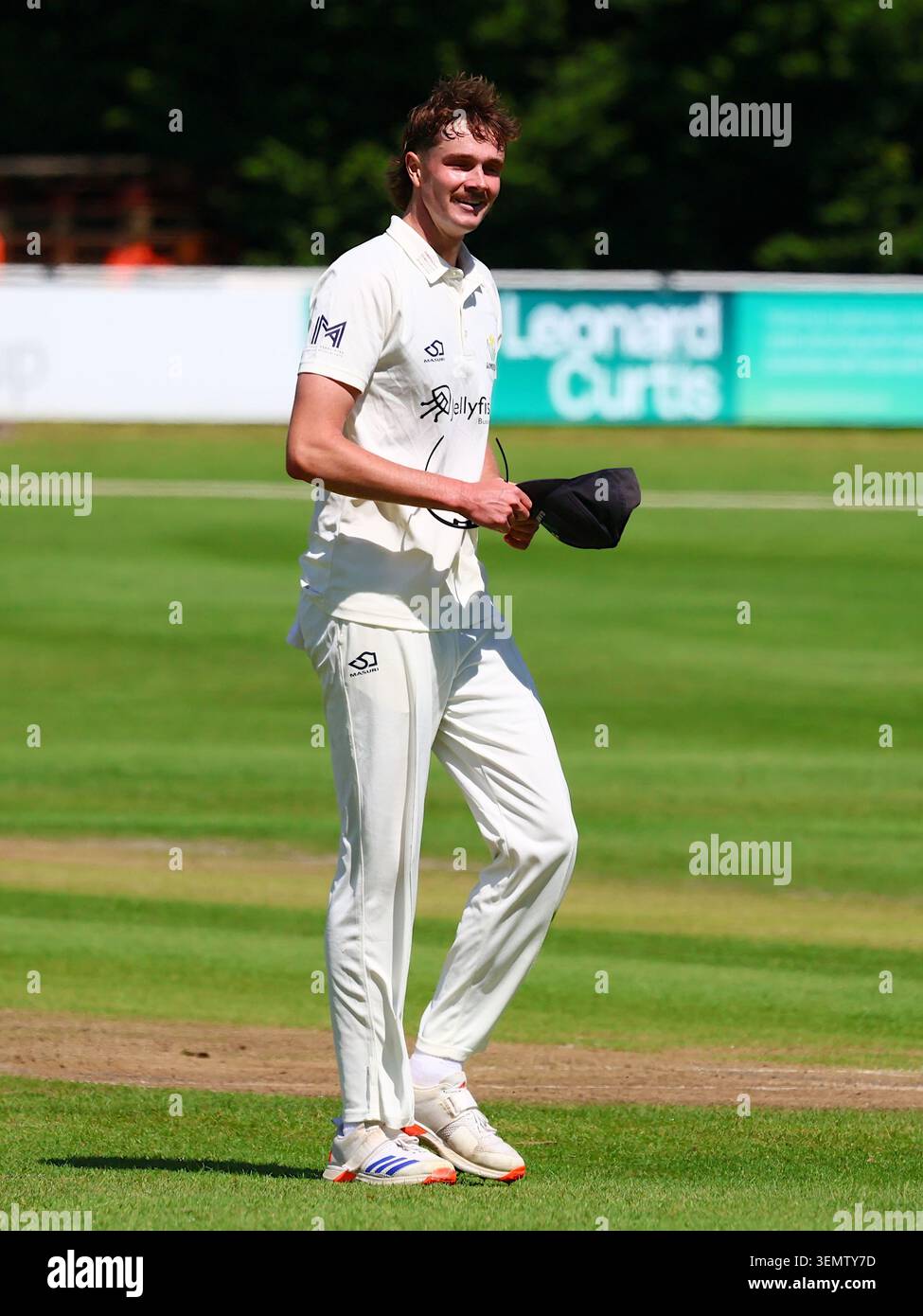 Sheffield, UK. 08 Jun, 2026. Connor O'Riordan of Glamorgan during a ...
