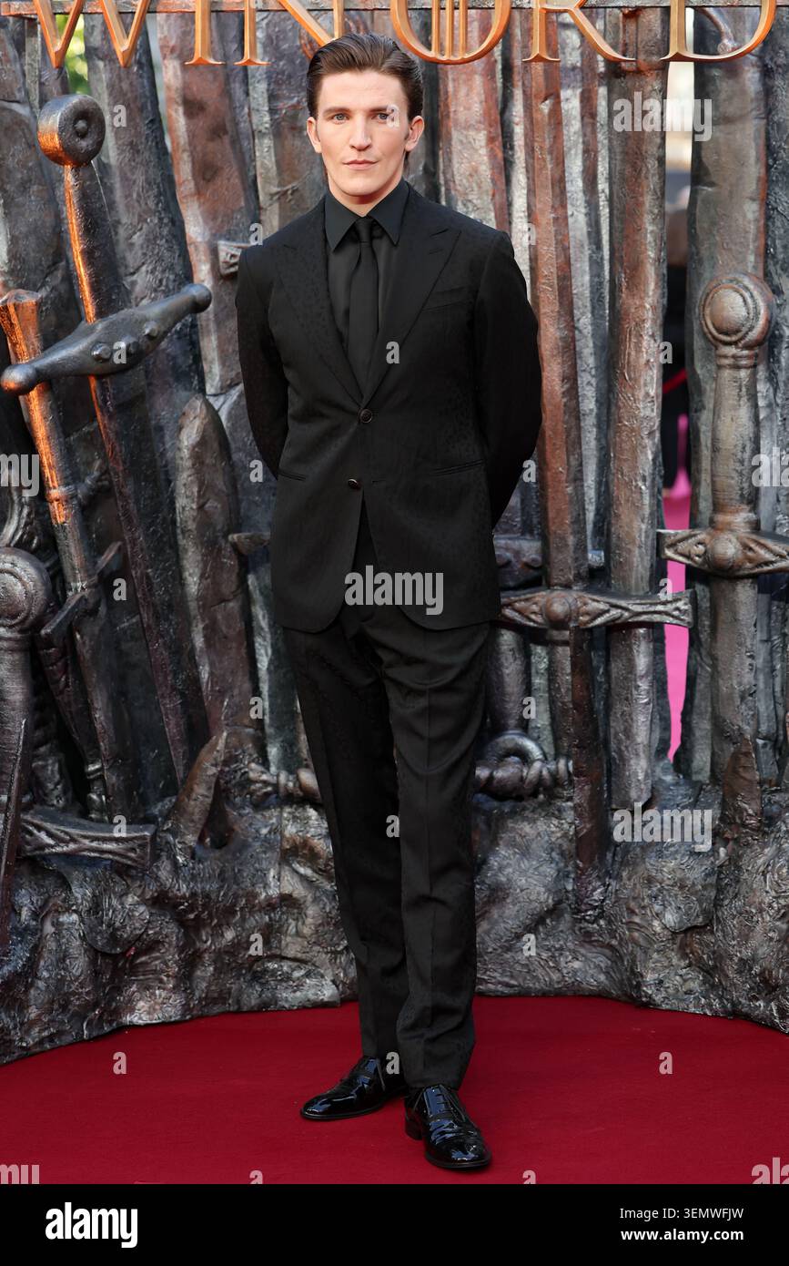 Ewan Mitchell poses for photographers at the World premiere for the ...