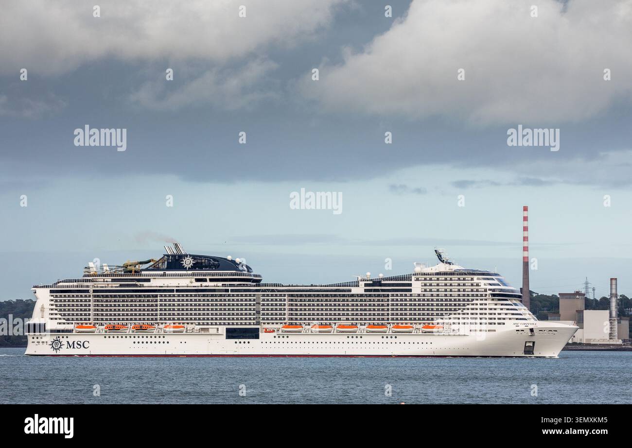 Cork Harbour, Cork, Ireland. 08th June, 2026. Cruise ship MSC Virtuosa ...