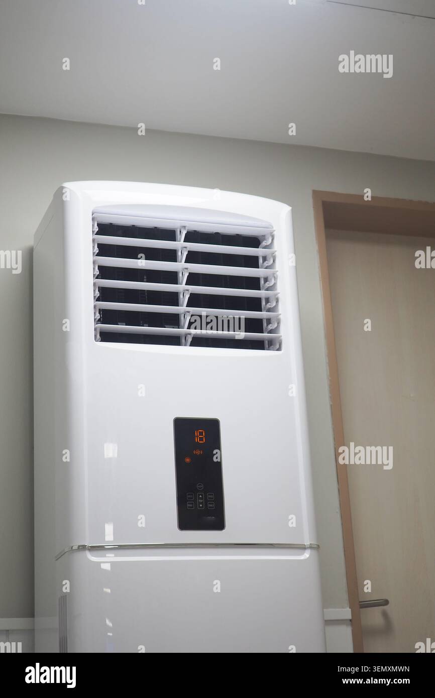 Home air conditioner unit in a room Stock Photo - Alamy