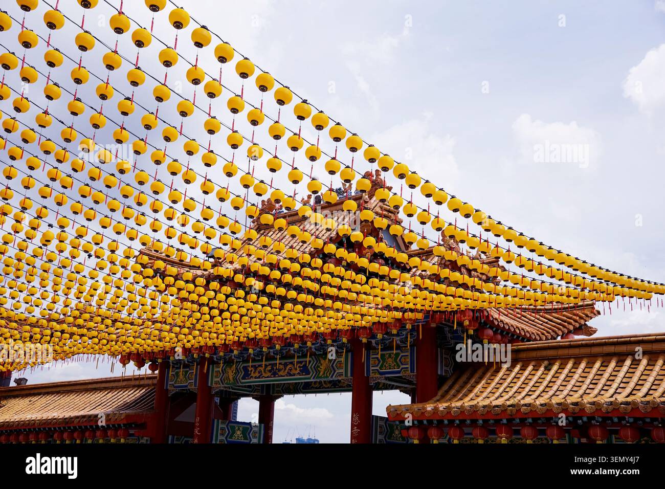 Kuala Lumpur, Malaysia - August 5, 2022: Lanterns decorations inside ...