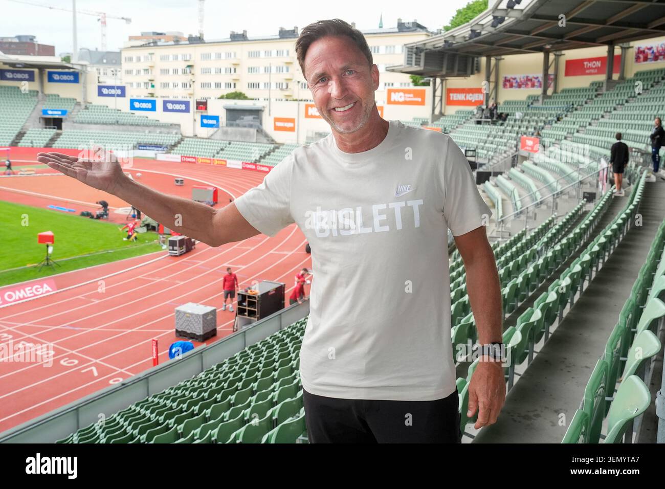 Oslo 20260609. Steinar Hoen welcomes you to Bislett Games 2026. Photo ...