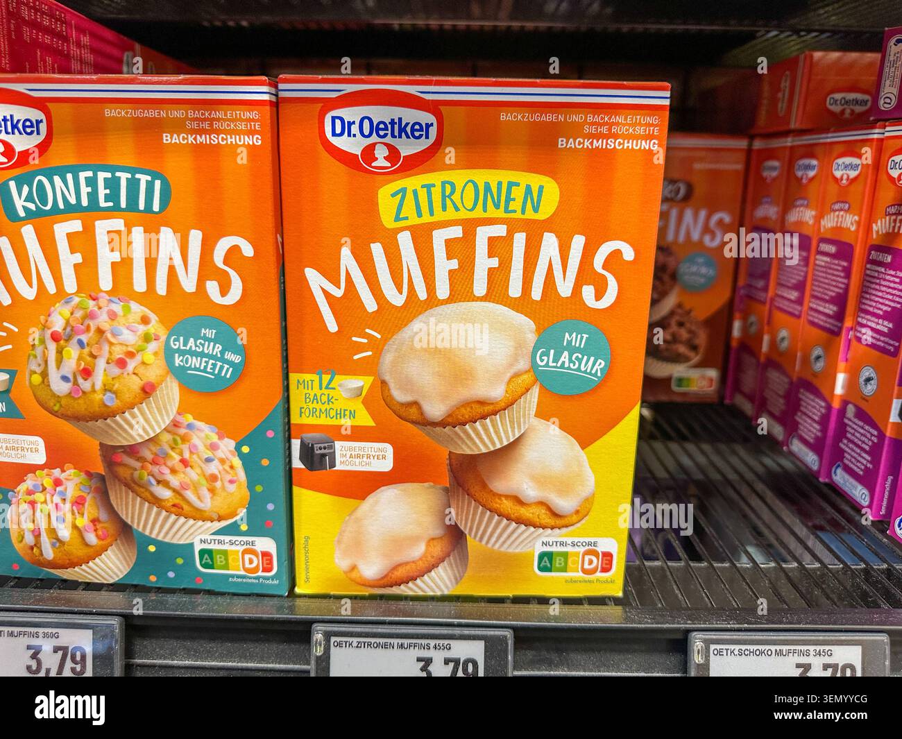 Backmischung, Dr. Oetker. Zitronen Muffings. 15.05.2026 *** Baking mix ...