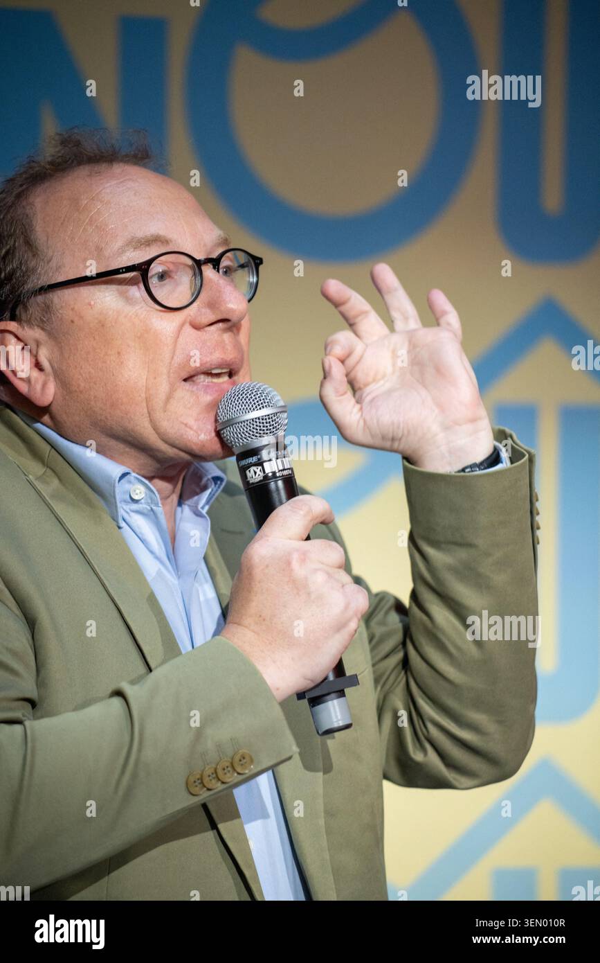 Bertrand Perier during the Socialist Party launch of his Think-Tank ...