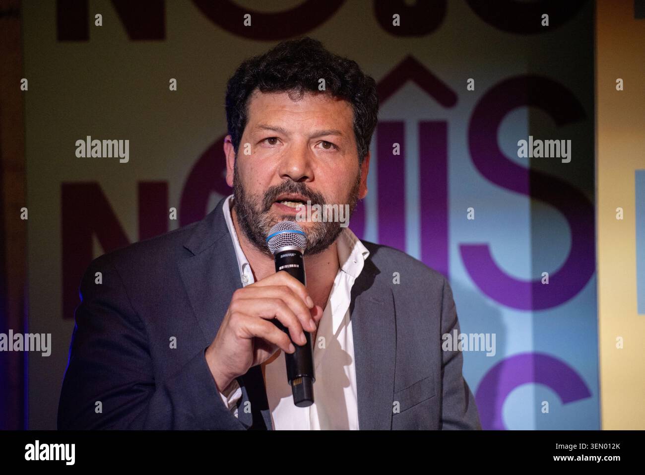Arie Alimi during the Socialist Party launch of his Think-Tank NOUS at ...