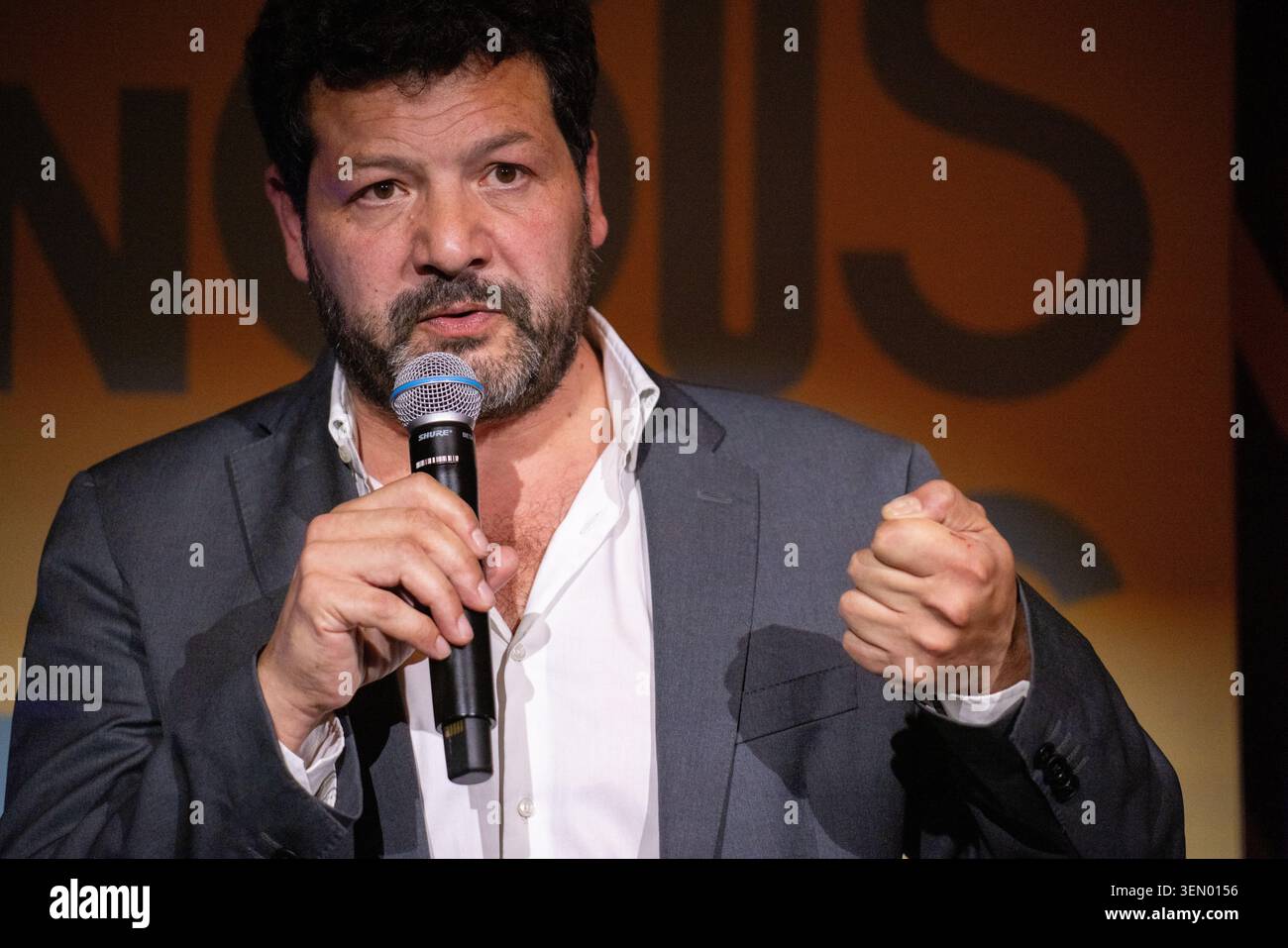 Arie Alimi during the Socialist Party launch of his Think-Tank NOUS at ...