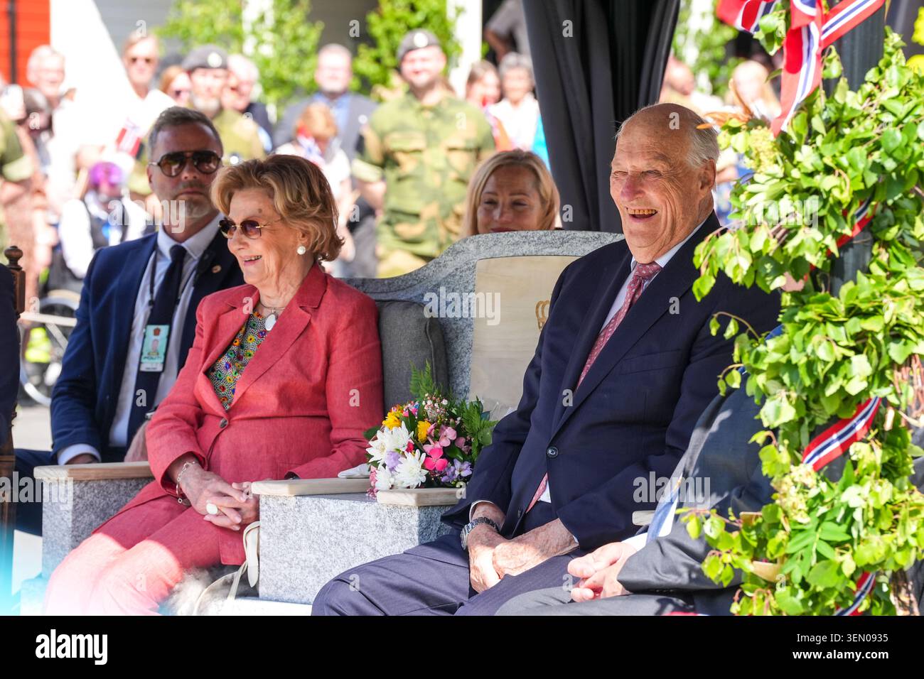 Saltstraumen 20260609. King Harald and Queen Sonja will pay an official ...
