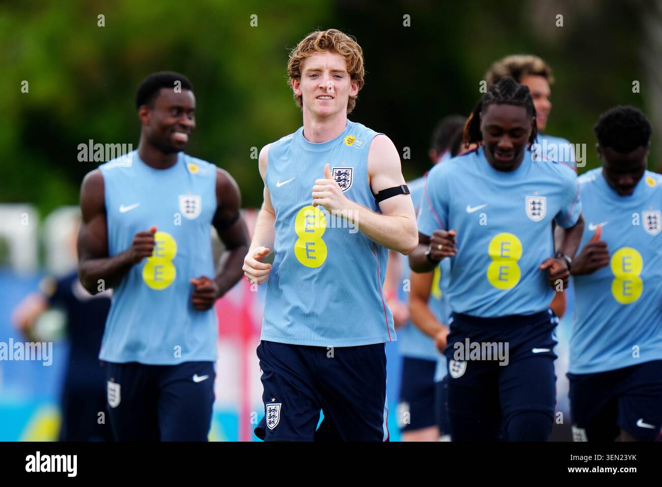 England's Anthony Gordon during a training session at Palm Beach ...