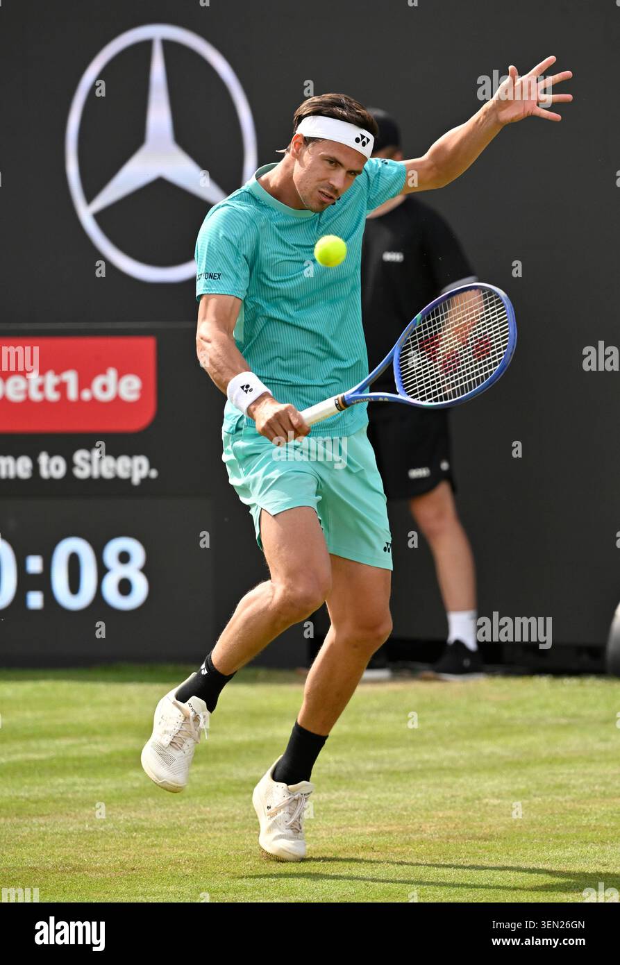 Daniel Altmaier (GER) Aktion Tennis Herren BOSS Open ATP 250 Stuttgart ...