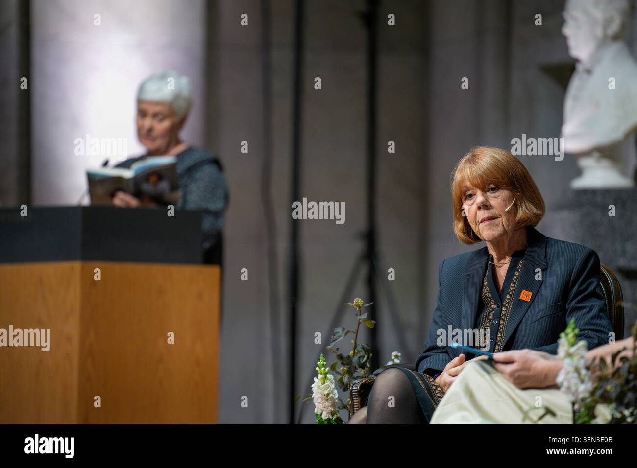 Oslo 20260609. Gisèle Pelicot at the Costume Reading Room in the ...