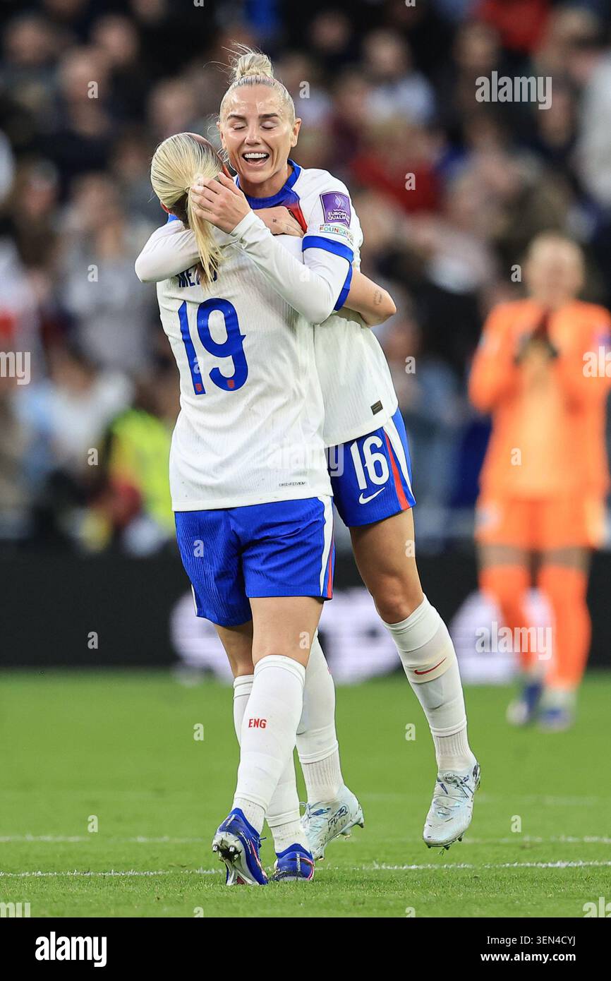 Beth Mead of England celebrates making it 3-0 during the FIFA Women's ...