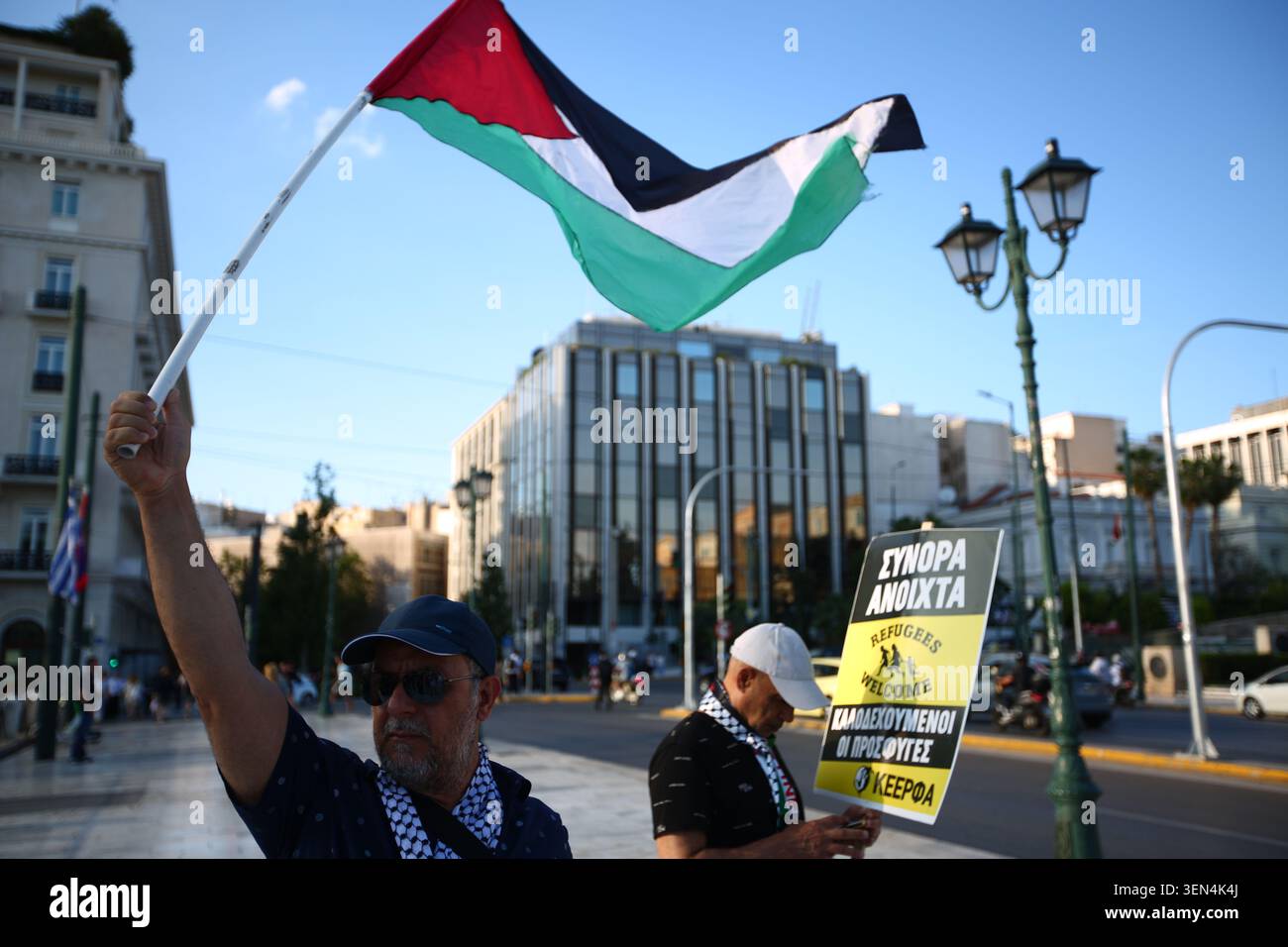Athens, Greece. 9 Jun, 2026.KEERFA protest in Athens against migrant ...