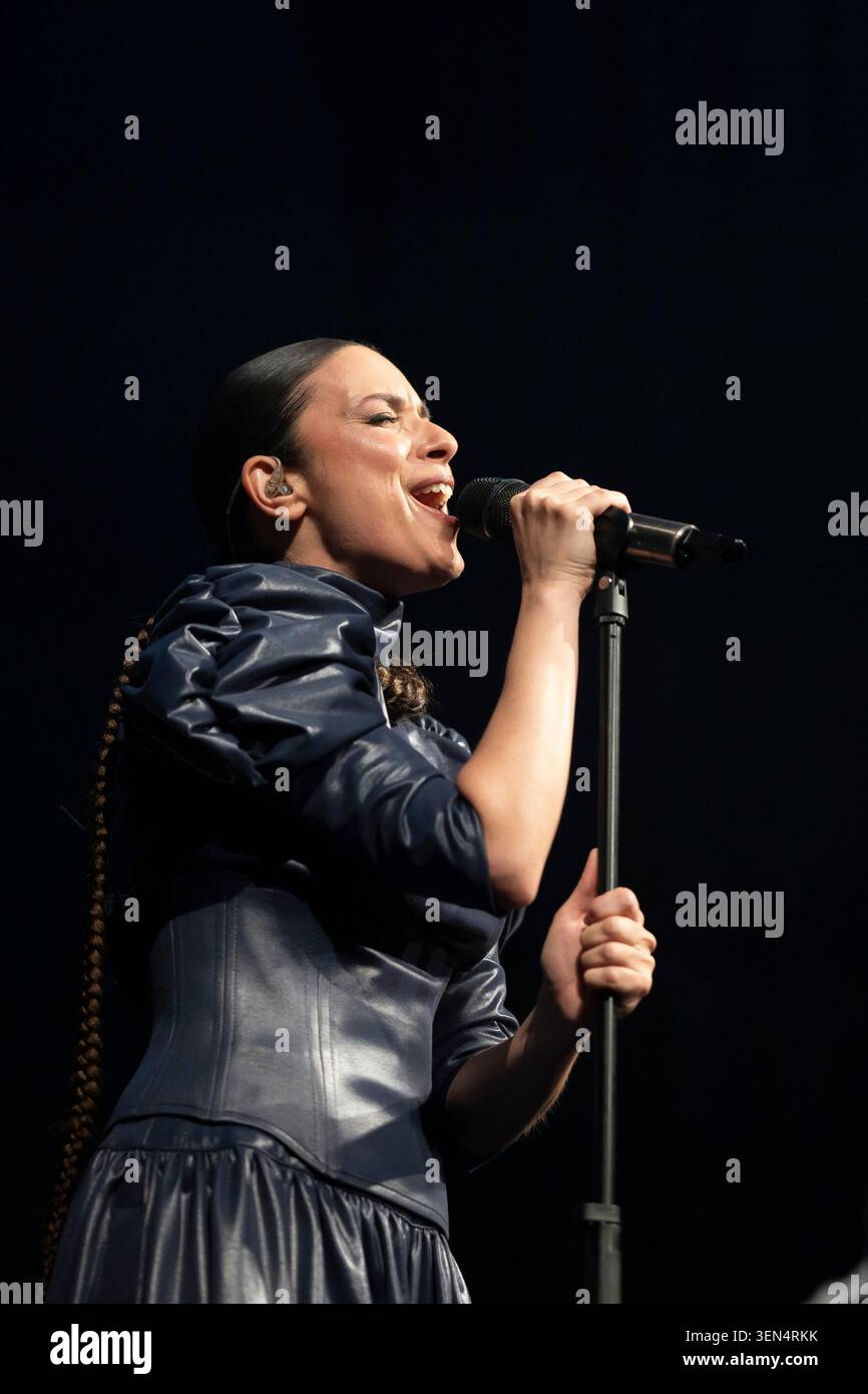 Singer Blanca Paloma performs during her album launch performance ...