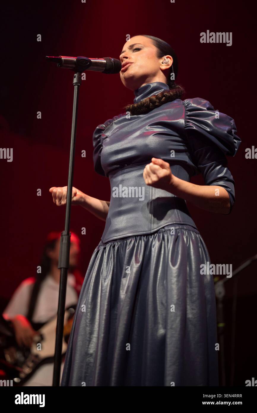Singer Blanca Paloma performs during her album launch performance ...
