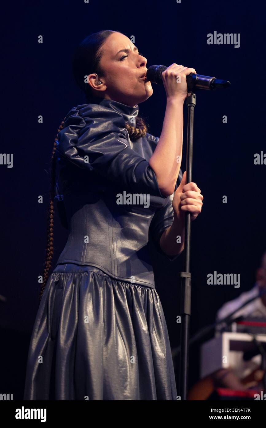 Singer Blanca Paloma performs during her album launch performance ...