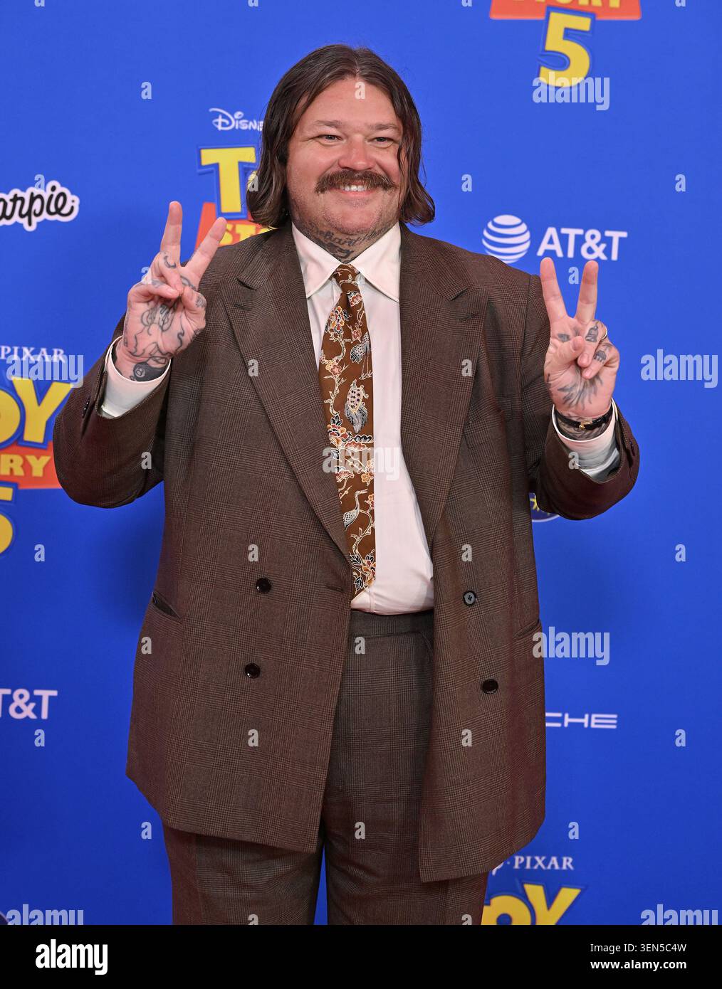 Matty Matheson arriving to Disney and Pixar’s “Toy Story 5” Los Angeles ...