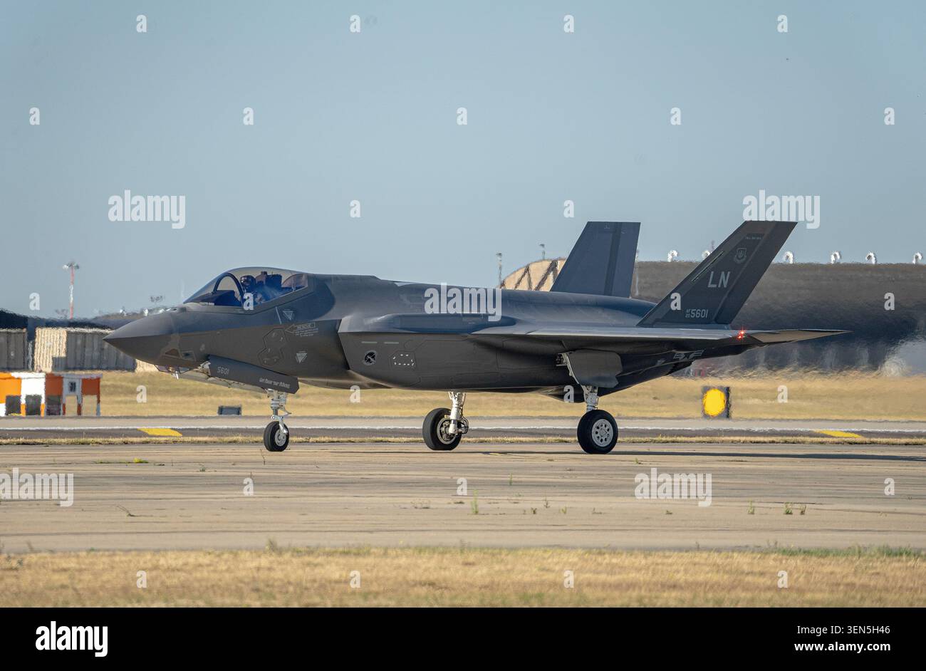 F-35 on taxi to the runway at RAF Lakenheath - July 9th 2025 Stock ...