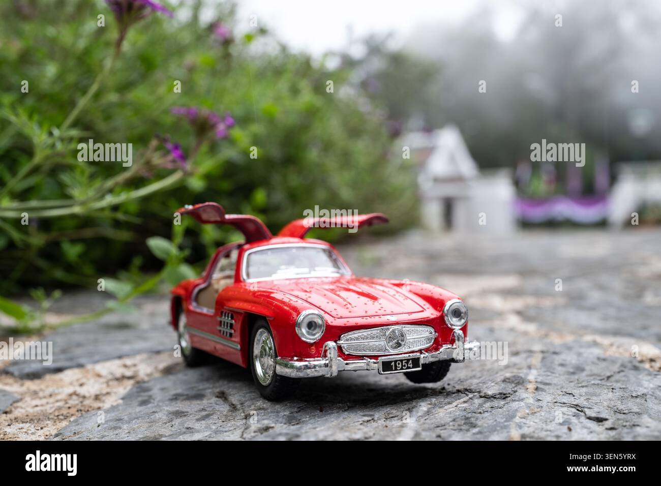 Chiang Mai, Thailand - June 8, 2026 : Red Mercedes-Benz 300 SL Gullwing ...