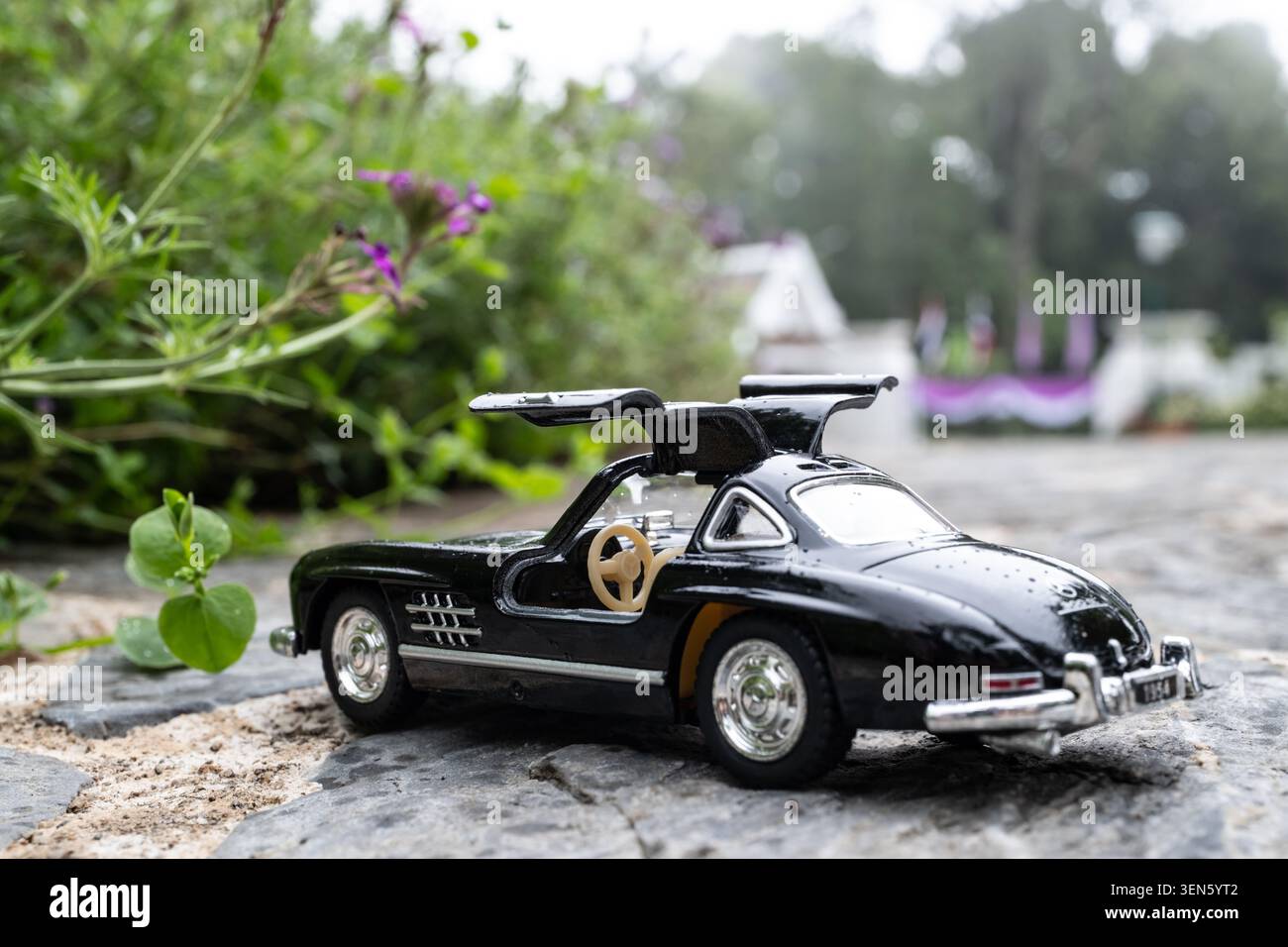 Chiang Mai, Thailand - June 8, 2026 : Black Mercedes-Benz 300 SL ...